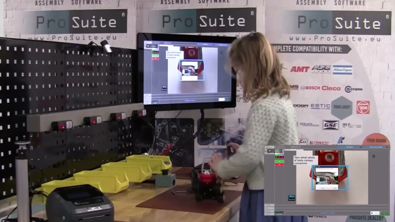 ProSuite: Software for the manual assembly stations in Assembly factories, MRO and construction