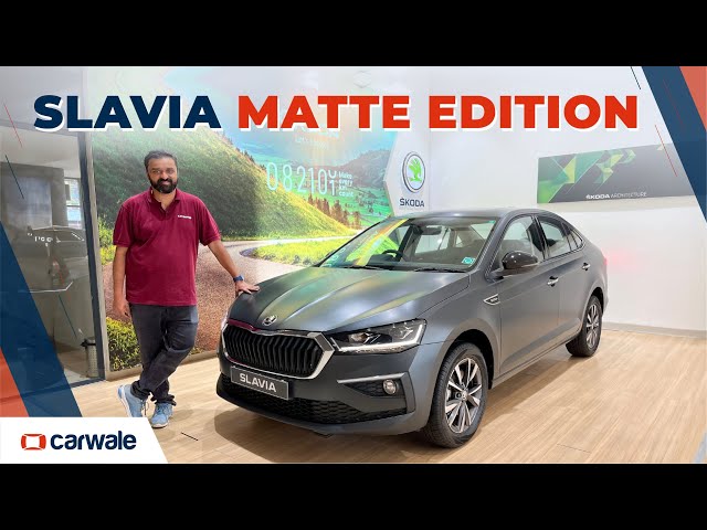 Skoda Slavia Matte Edition Price and Features Explained | Detailed ...