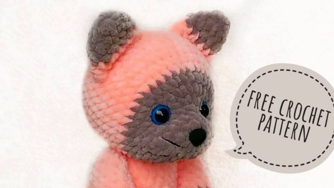 Amigurumi cat free crochet plush pattern