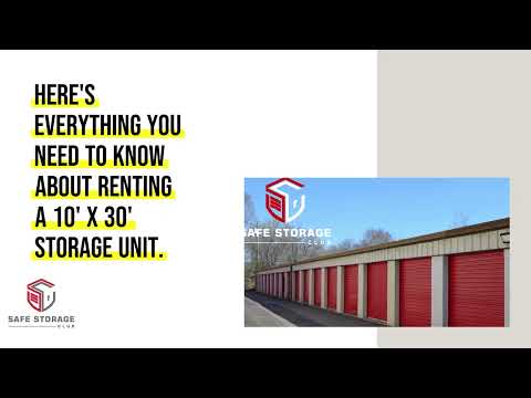 10' x 30' Storage Unit - Safe Storage Club