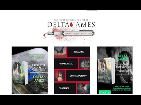 Short Intro - Delta James - USA Today Bestselling Author. Prolific writer of Romances that THRILL