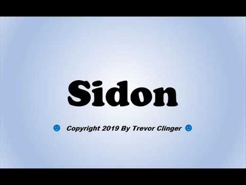How To Pronounce Sidon