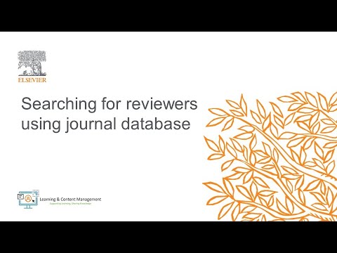 Searching for reviewers using journal database