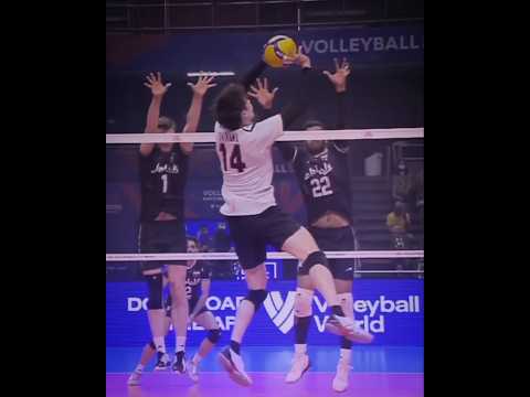 cannection ishikawa and nishida 🇯🇵🇯🇵🇯🇵🔥🔥🔥#shorts #volleyball #volleyballplus #ishikawa