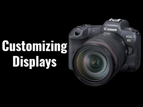 Canon R5 & R6: Info display settings (4147C002)