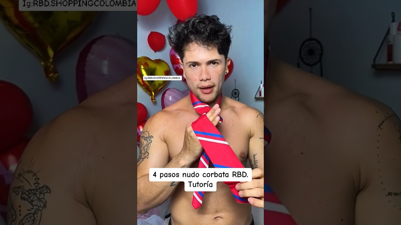 Tutorial nudo cortaba RBD en 4 pasos #soyrebelde #soyrebeldetour #rbd