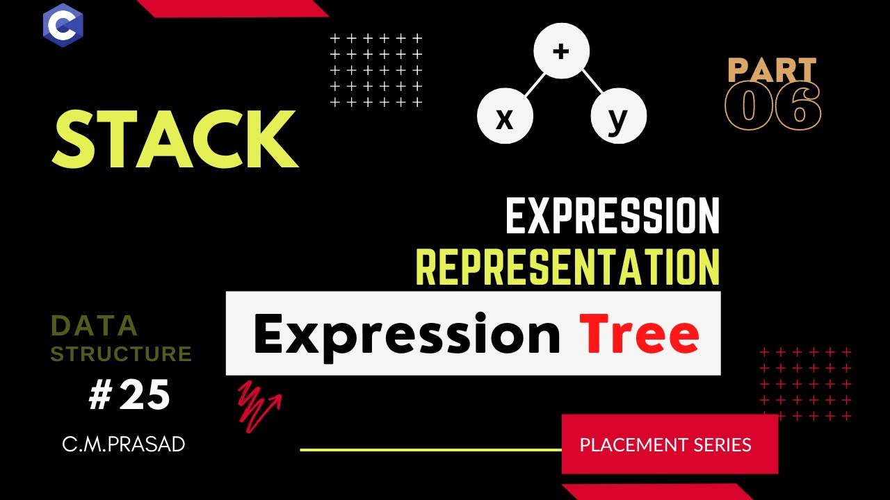 25: Expression Tree | How to Create Expression Tree | Stack