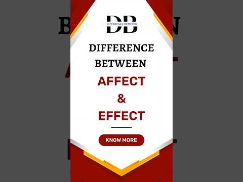 Difference Between Affect and Effect | Making Sense of the Affect and Effect Divide