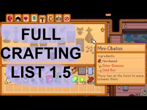 Stardew Valley Crafting Recipe List : Top Picked from our Experts