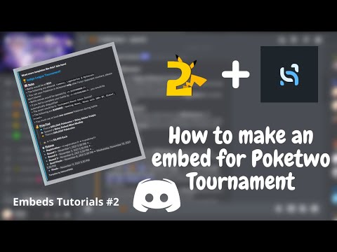 How to make an embed for Pokétwo Tournament in Discord | Easy Discohook Tutorial | Embeds #2