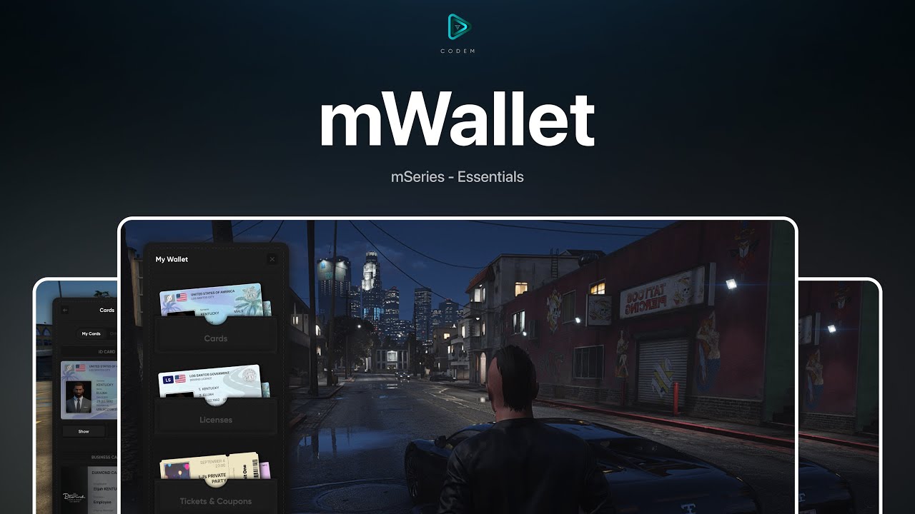 mWallet - Advanced Fivem Wallet Script