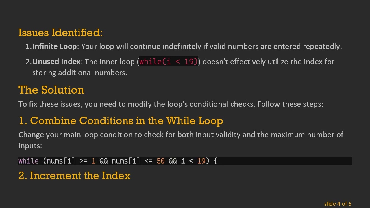How to Fix Your Loop in Java for Input Validation and Limiting Entries