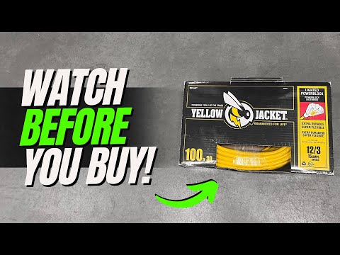 REVIEW of Yellow Jacket 2827 12/3 15-Amp SJTW Contractor Power Block, Heavy Duty cord!