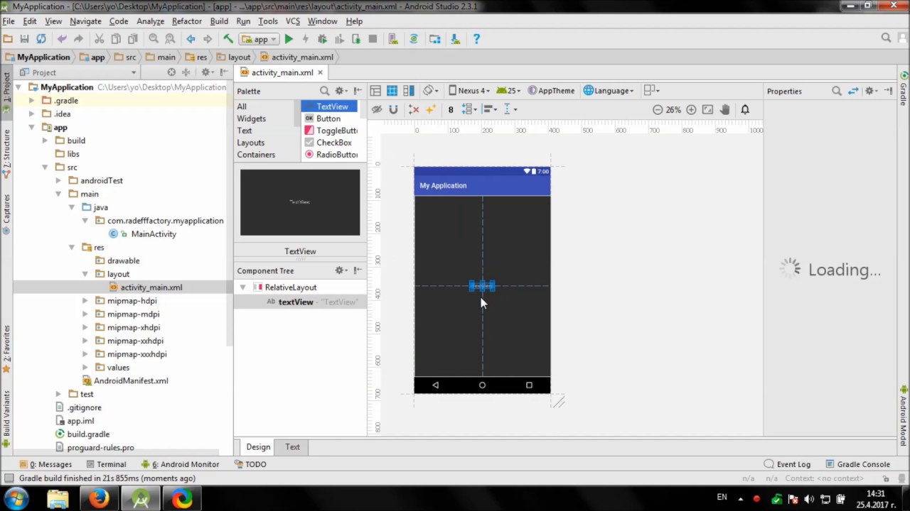 Develop simple Random Color Picker in Android Studio