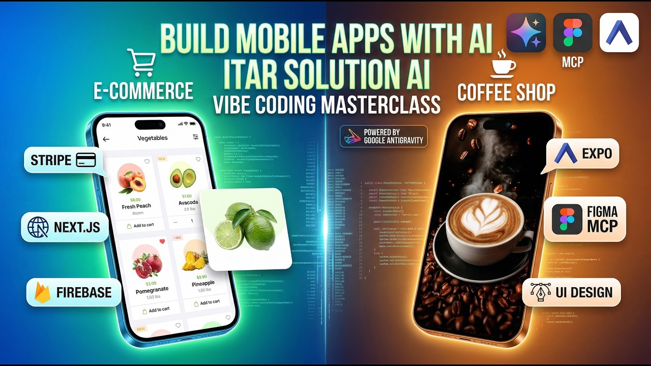 Build React Native Apps with AI: E-commerce & Coffee Shop (Expo, Stripe, Firebase)