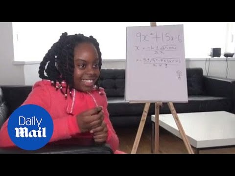 Little genius! Ten-year old Esther Okade is a maths whizz - Daily Mail