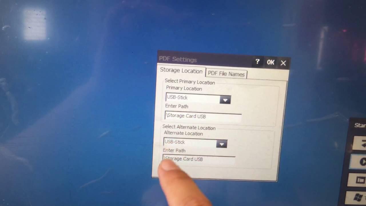 PDF output instruction in Siemens HMI