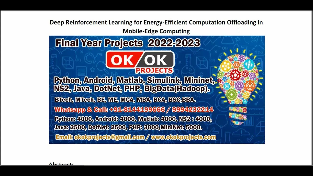 Deep Reinforcement Learning for Energy Efficient Computation Offloading in Mobile Edge Computing