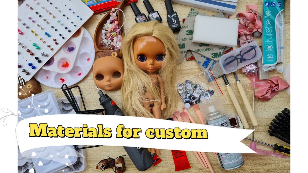 All you need for making a Blythe doll