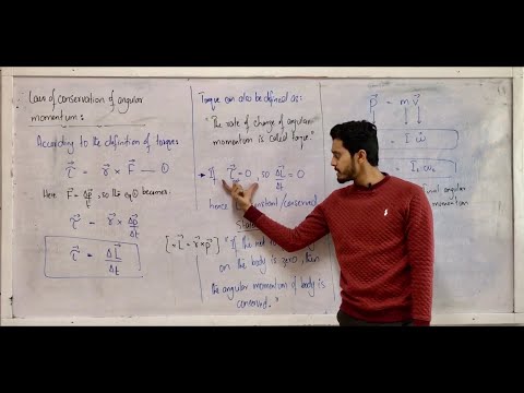 Law of conservation of angular momentum || rotational equilibrium || moment of inertia || class 11