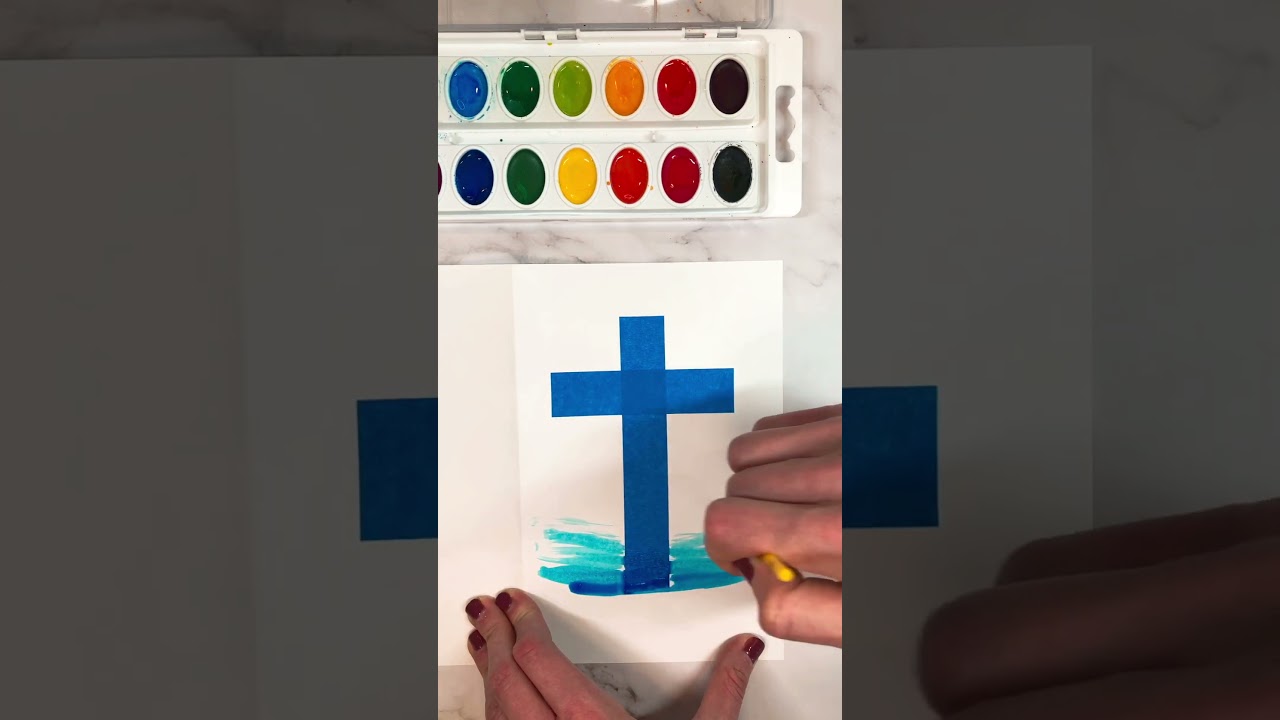 Easy Easter Craft for Kids: Easter Cross Card