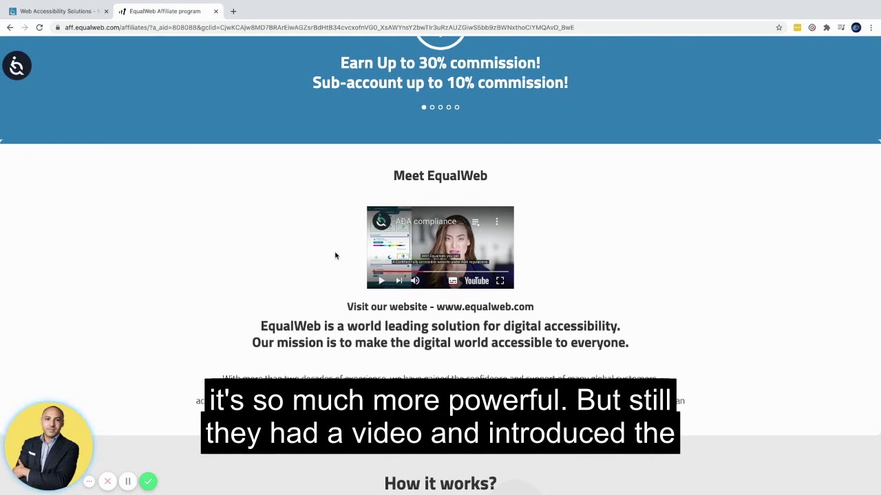 Affiliate Program Review: EqualWeb.com