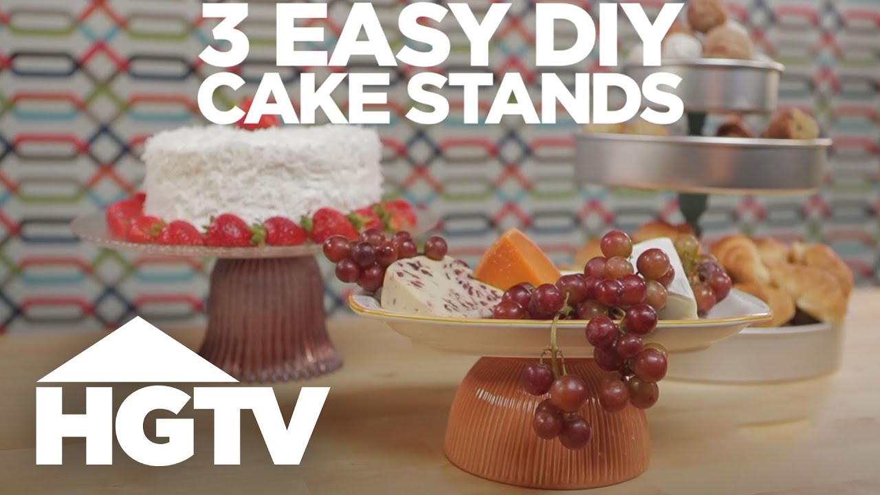 3 DIY Cake Stands | HGTV
