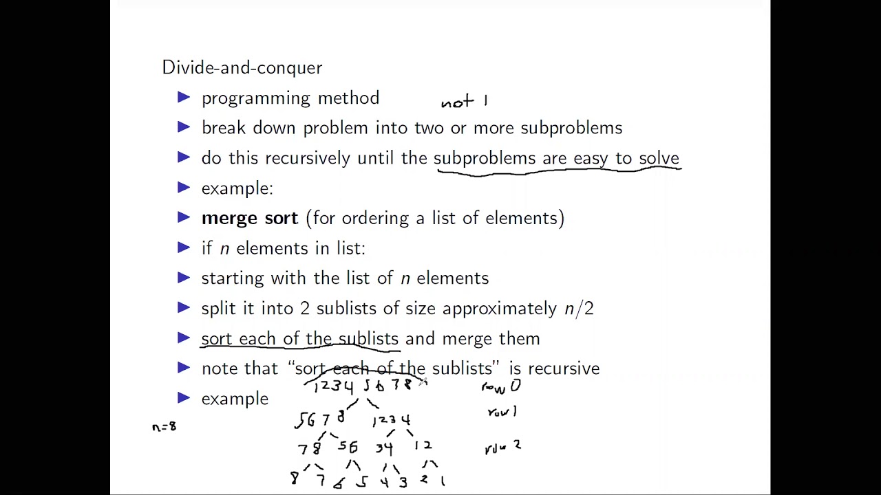 Decrease-and-conquer I