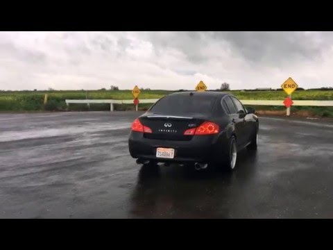 infiniti g37 stillen exhaust engine rev