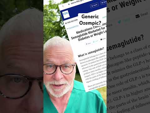 A Generic Ozempic? #weightloss #wegovy #mounjaro #semaglutide #health #wellness #doctor
