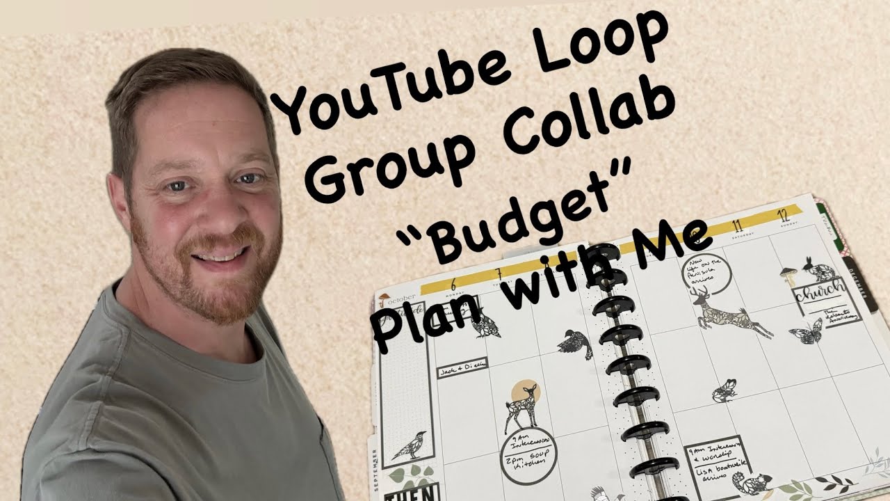 YouTube Collab Loop Group “Budget” Plan with Me #youtubecollabloopgroup