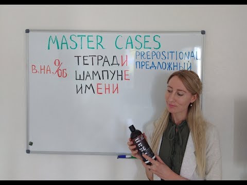 Russian cases through examples. Prepositional case + most used words ending with Ь.