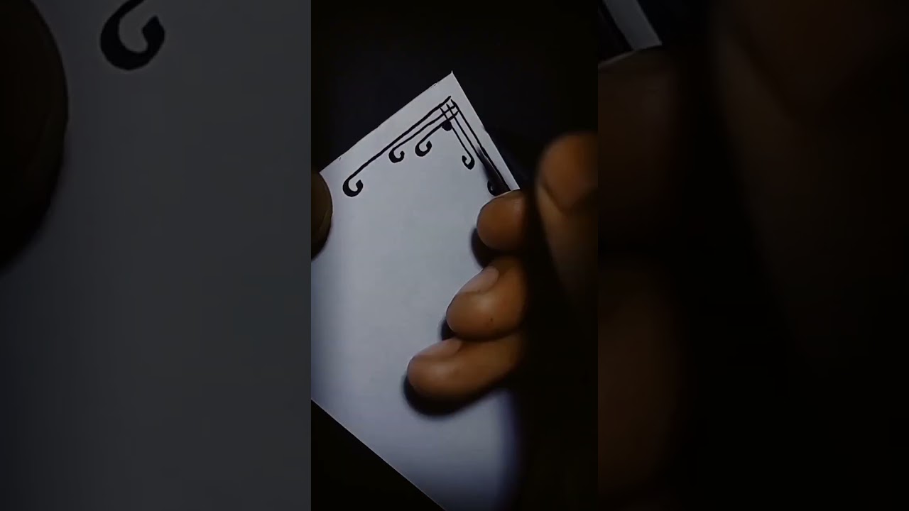 kaligrafi bingkai sudut