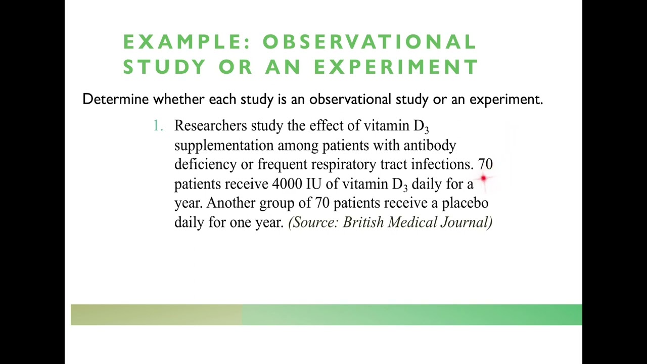 Video Lesson for Math 110    1 3 Data Collection