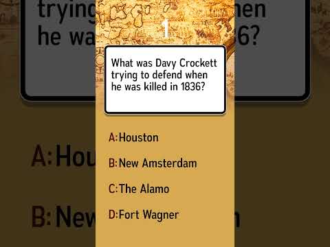 What was Davy Crockett defending when he died in 1836?