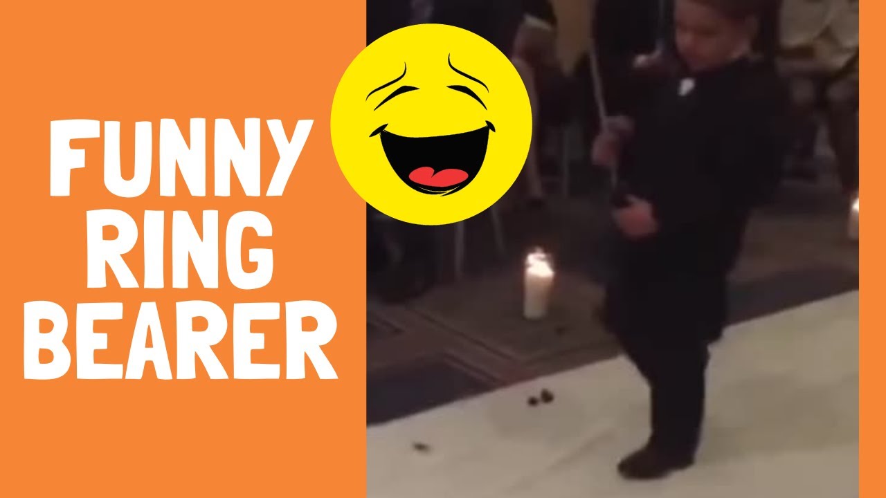 FUNNY AND CUTEST RING BEARER! #shorts #ringbearer #toddler #weddingfails #ringbearerfails