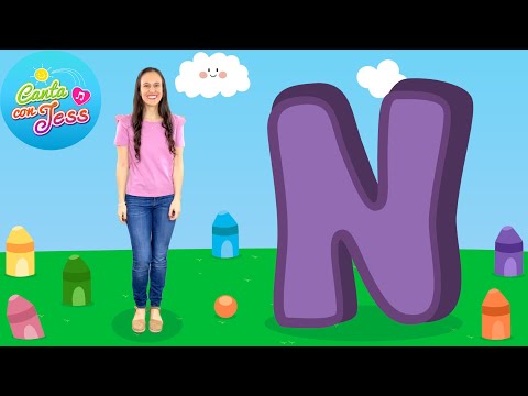 Letter N Song in Spanish - Letter Sounds by a Native Spanish Speaker | Spanish Alphabet Songs