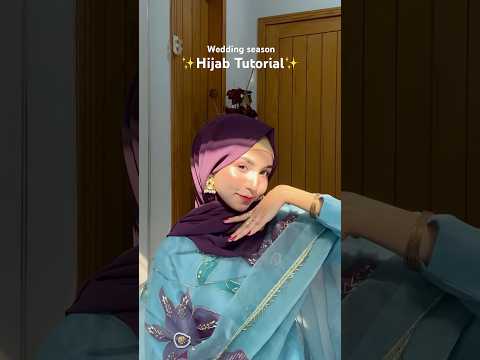 Wedding Hijab Tutorialโจ #explore #hijabtutorial #weddingseason