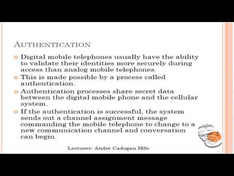 Digital Cellular Systems (2nd Generation)