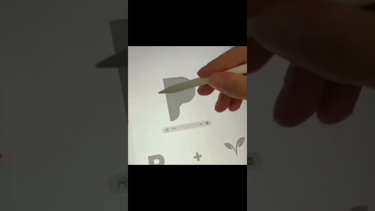 Letter P + Plant Logo