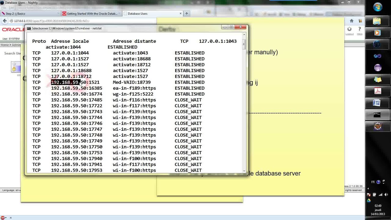 Eclipse database connectivity