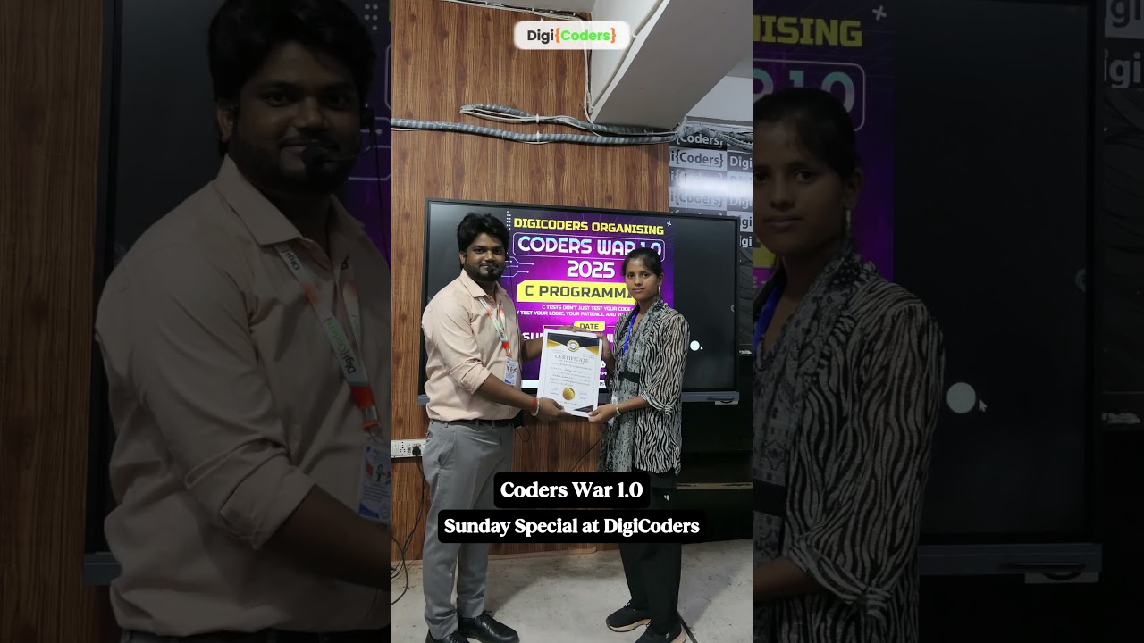 ⚔️ Coders War 1.0 | Summer Training 2025 at DigiCoders Technologies | Battle of Code Begins! 💻🔥