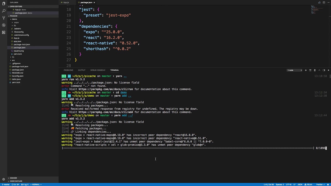 Testing npm modules locally