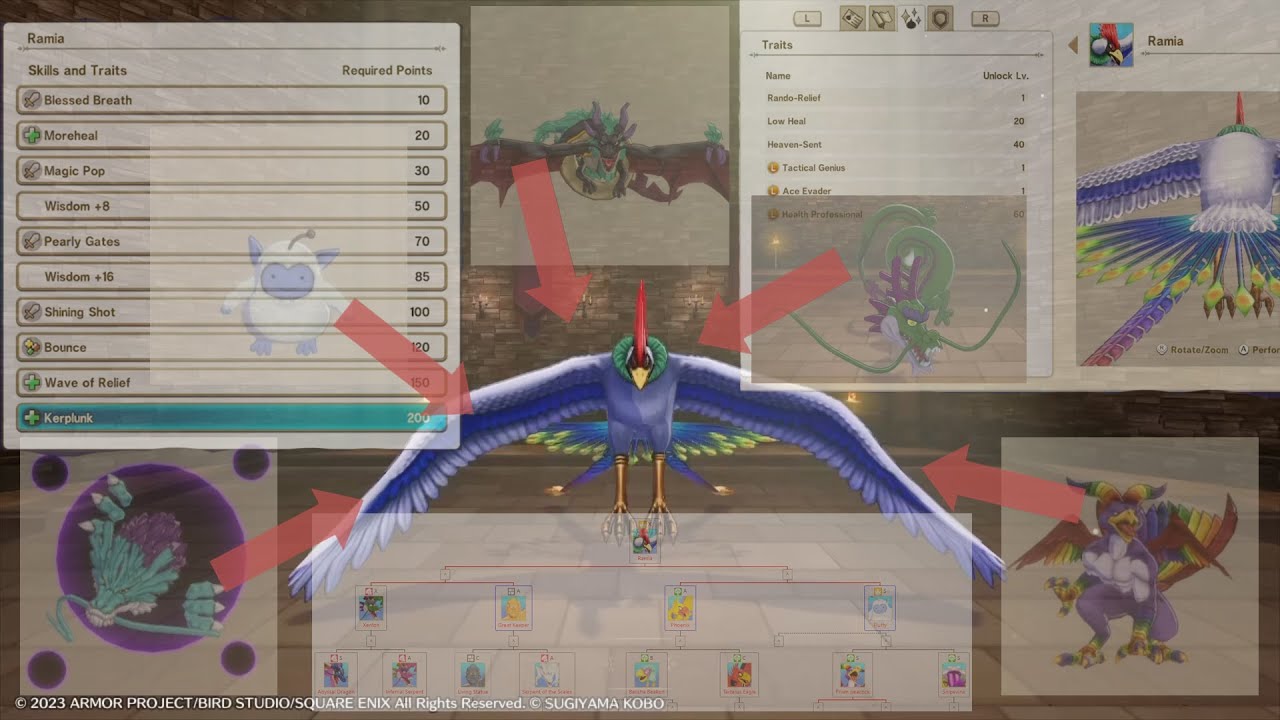 Dragon Quest Monsters: The Dark Prince || Ramia Synthesis Guide -- THE X-RANK HEALER