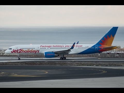 Jet2 Holidays || B757-2K2 || Taxi&Takeoff Tenerife South! [HD]