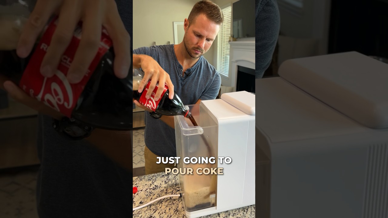 I Poured COCA COLA into a Water Filter and Here's What Happened