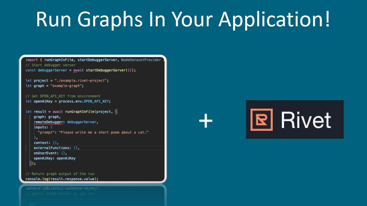 Rivet: How To Run Your Project/Graph As A Node.js Application - Low Code Tutorial