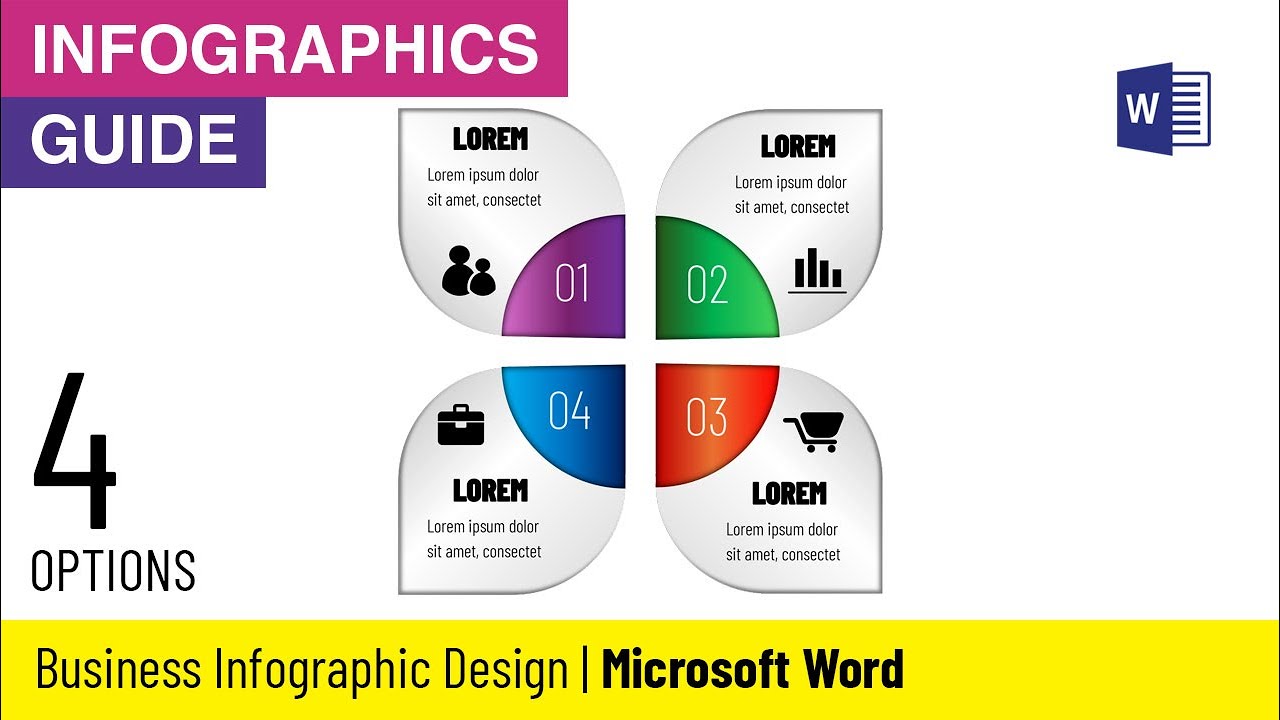 Tutorial: Infographic template for business presentations in Microsoft Word
