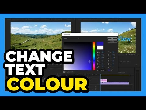 Premiere Pro 𝐇𝐨𝐰 𝐭𝐨 𝐂𝐡𝐚𝐧𝐠𝐞 𝐓𝐞𝐱𝐭 𝐂𝐨𝐥𝐨𝐫 2025