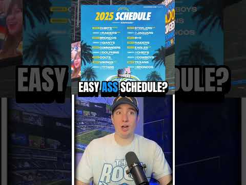 Chargers PERFECT SCHEDULE…